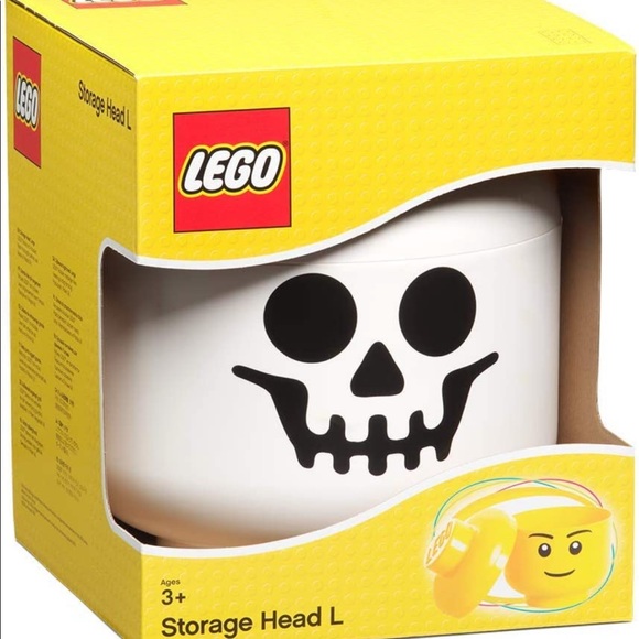 Lego | Toys | Lego Skeleton Storage Head Large | Poshmark